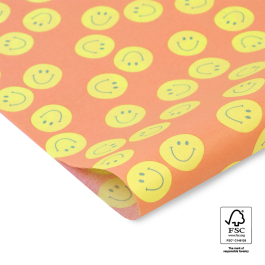 Smiley Salmon Cheerful Tissue Paper | House of Products • House of ...